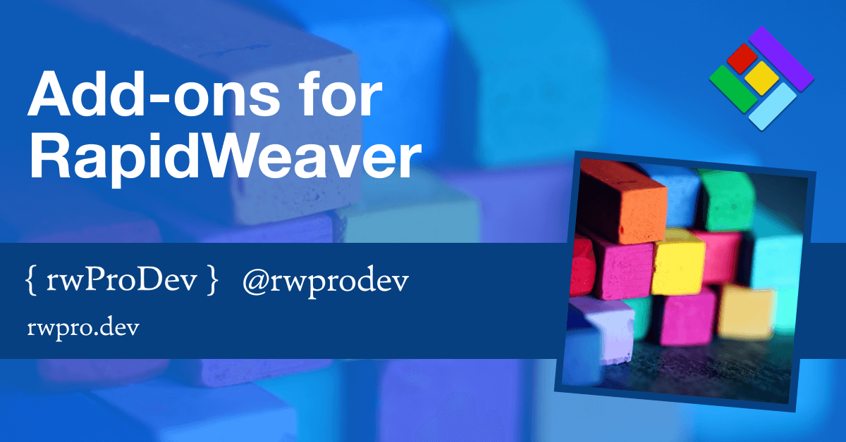 { rwProDev } - Addons for RapidWeaver